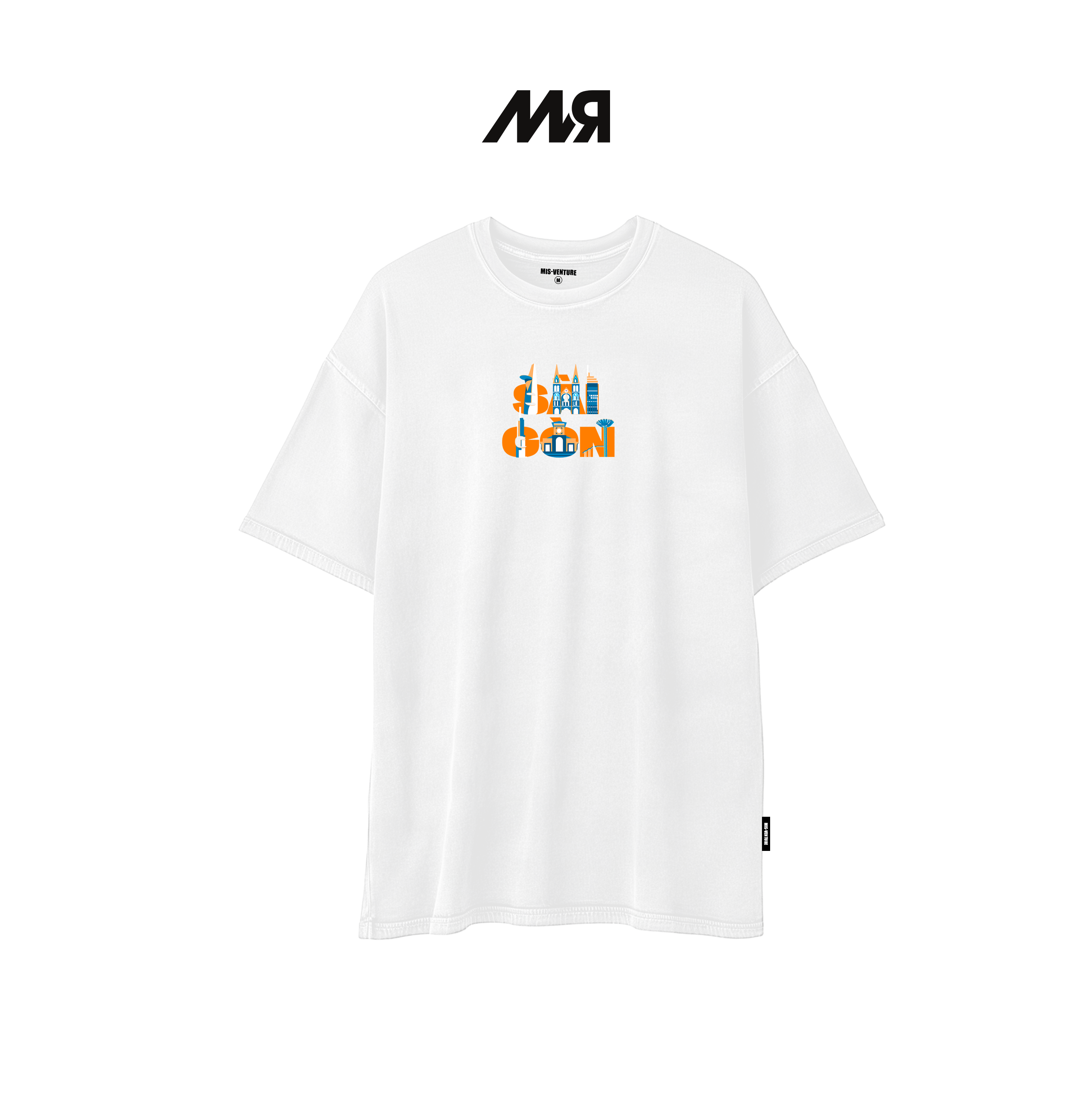 MVR ÁO THUN HƠN 63 TỈNH THÀNH - SÀI GÒN VER 6 - SG6 - ĐEN/ TRẮNG – MVR VN