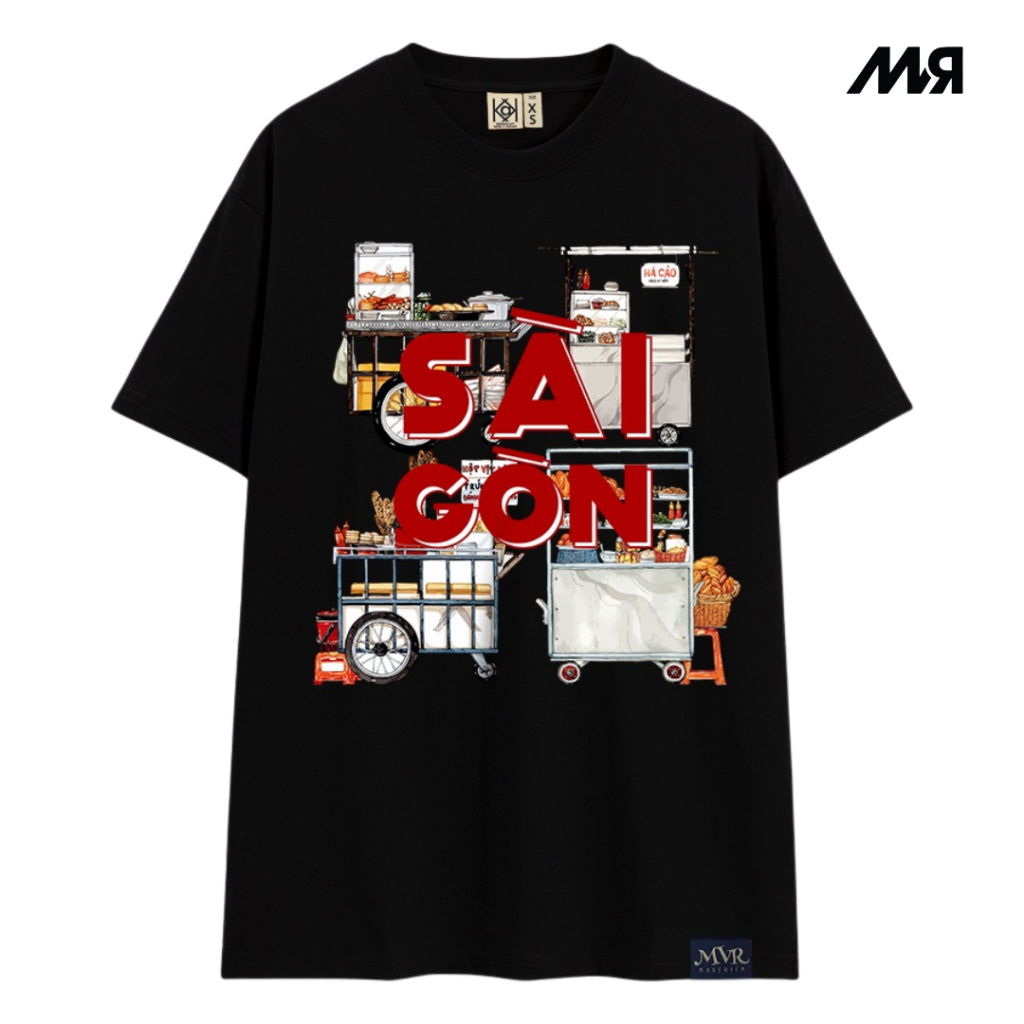 Áo thun unisex MVR hơn 63 tỉnh thành - SÀI GÒN PHỐ HÀNG RONG - SG - Đe ...